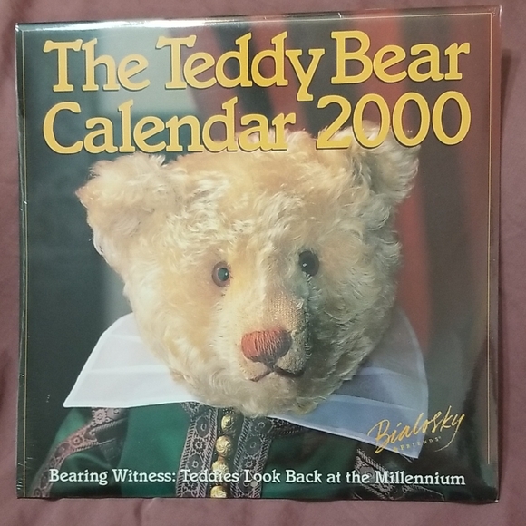 Vintage | Office | Vintage Teddy Bear Calendar 200 | Poshmark